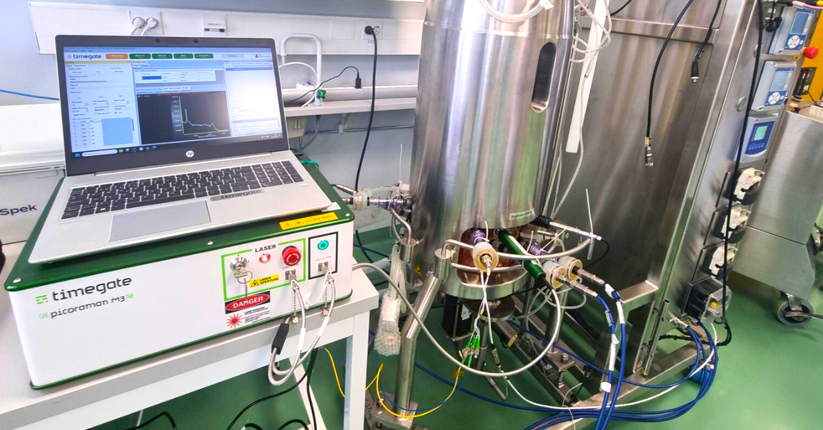 Monitoring the Upstream Process of Cell Culture with Timegated® Raman